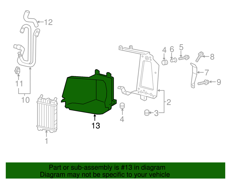 Genuine Audi Air Duct 4M0-807-158-D | eBay