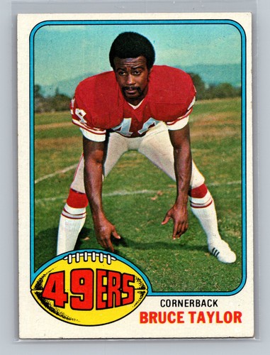 1976 Topps #327 Bruce Taylor San Francisco 49ers | eBay