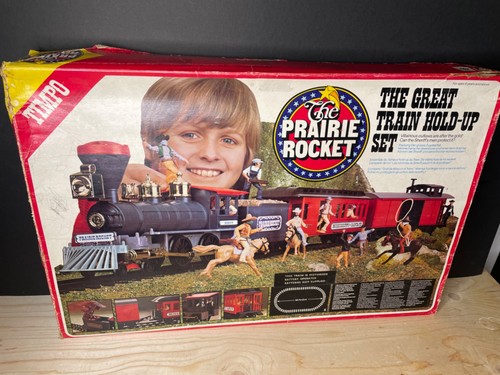 Timpo the Prairie Rocket Train Set Working with figures | eBay UK