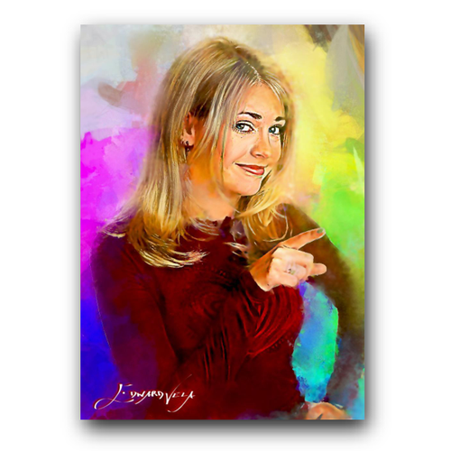 Melissa Joan Hart Art Card Limited 10/50 Edward Vela Signed ...