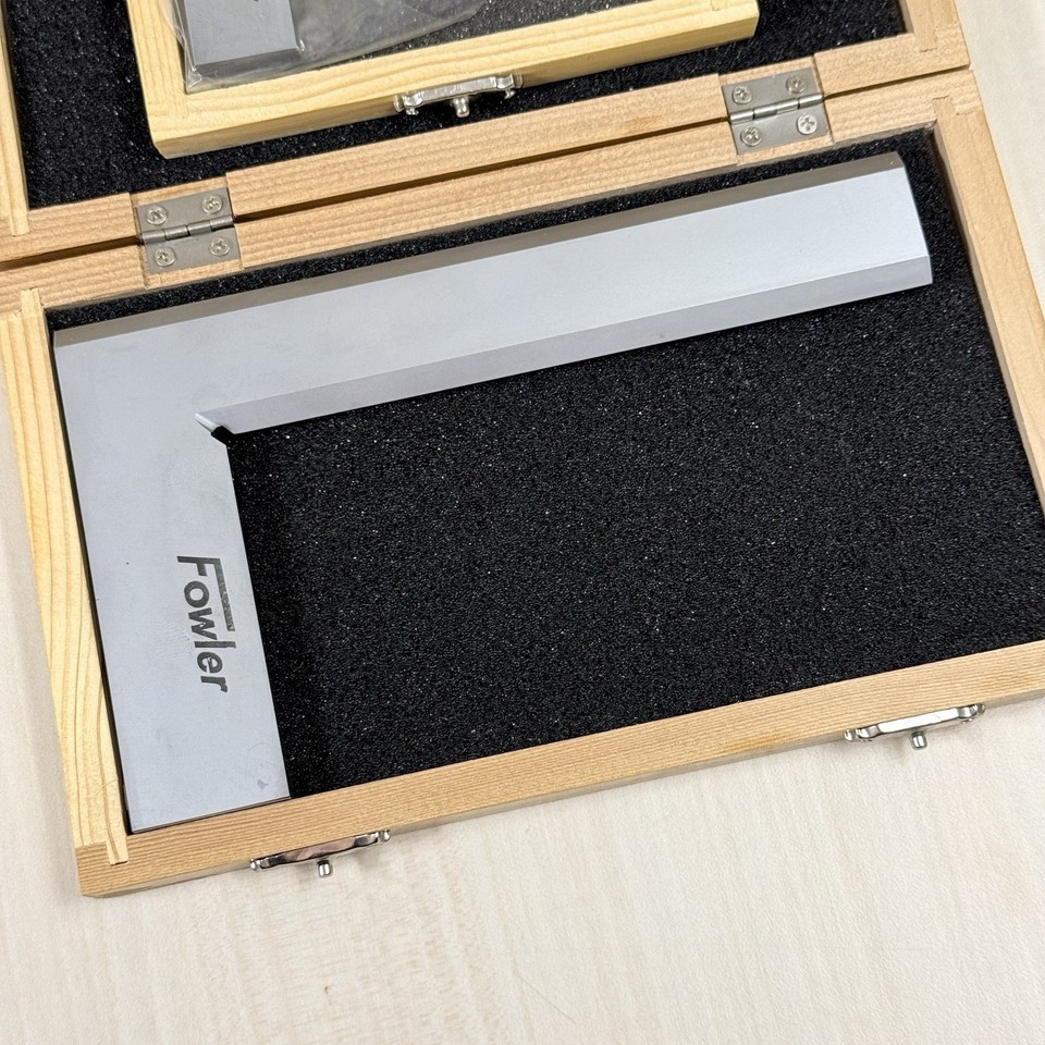 Fowler Machinist Precision Square Set 6” & 4” Engineer Bevel Squares | eBay