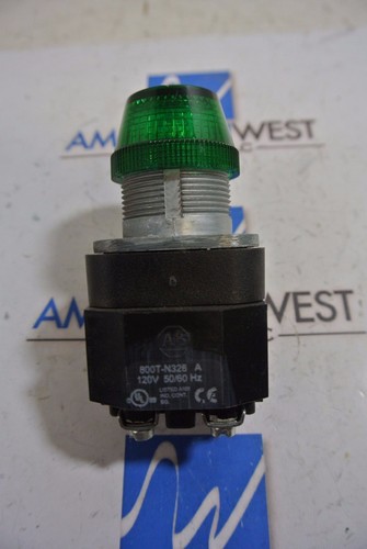 Used Allen Bradley 800T-P16G 800TP16G Green Illuminated Pilot Light | eBay