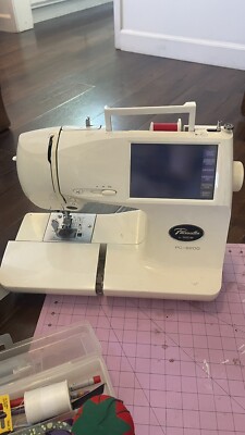 Brother Pacesetter PC-8500 Sewing/Embroidery Machine and misc sewing ...