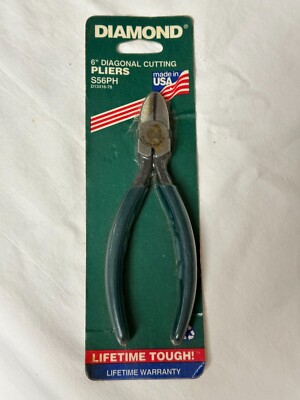 Diamond 6" Diagonal Cutting Pliers #S56PH (USA) new old stock | eBay