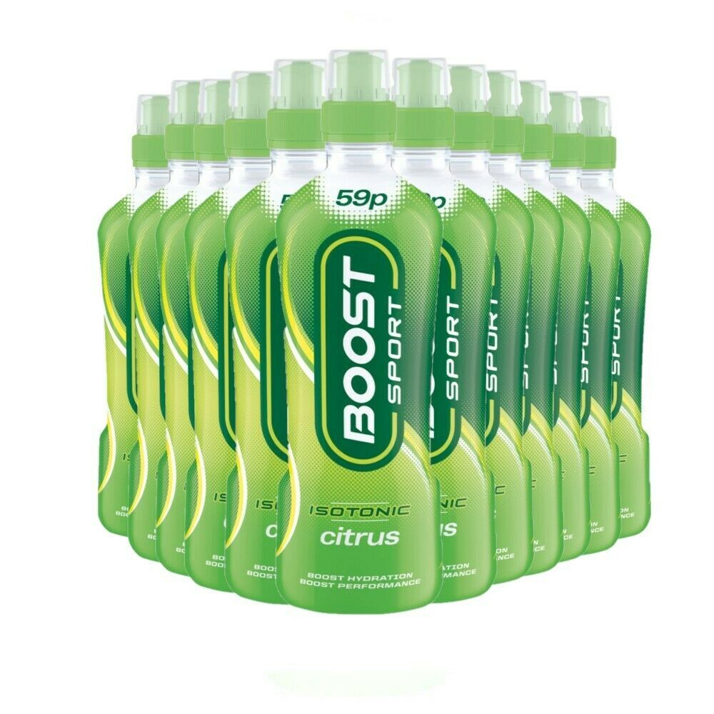 Boost Sport Isotonic Energy Drink Mixed Berry, Orange, Citrus, Tropical ...