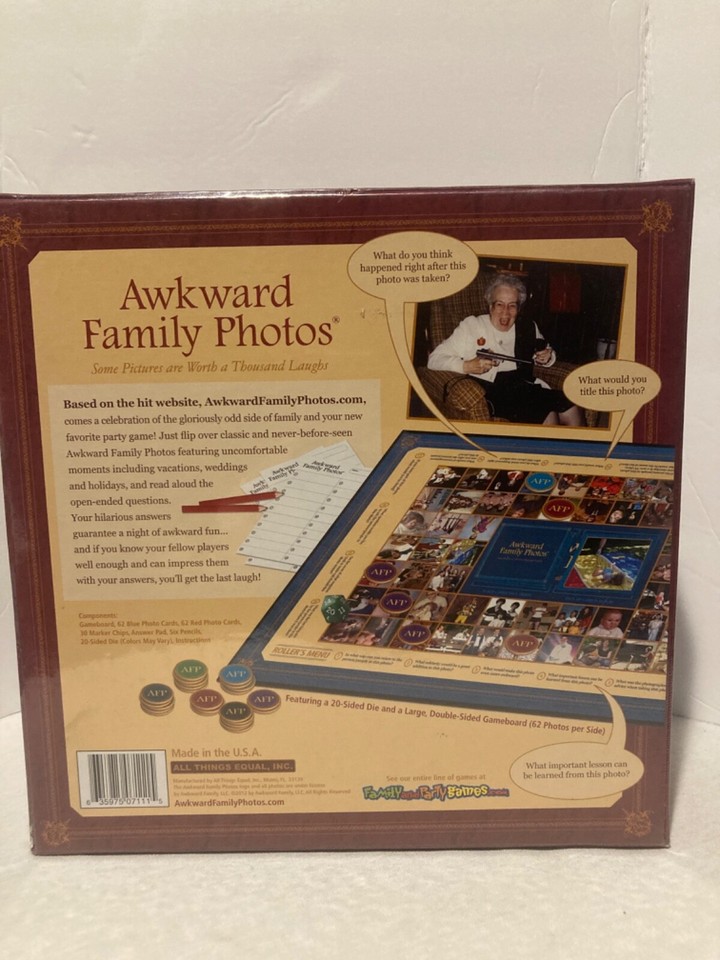 Awkward Family Photos Board Game Teen-Adult 4-6 Players Family and ...