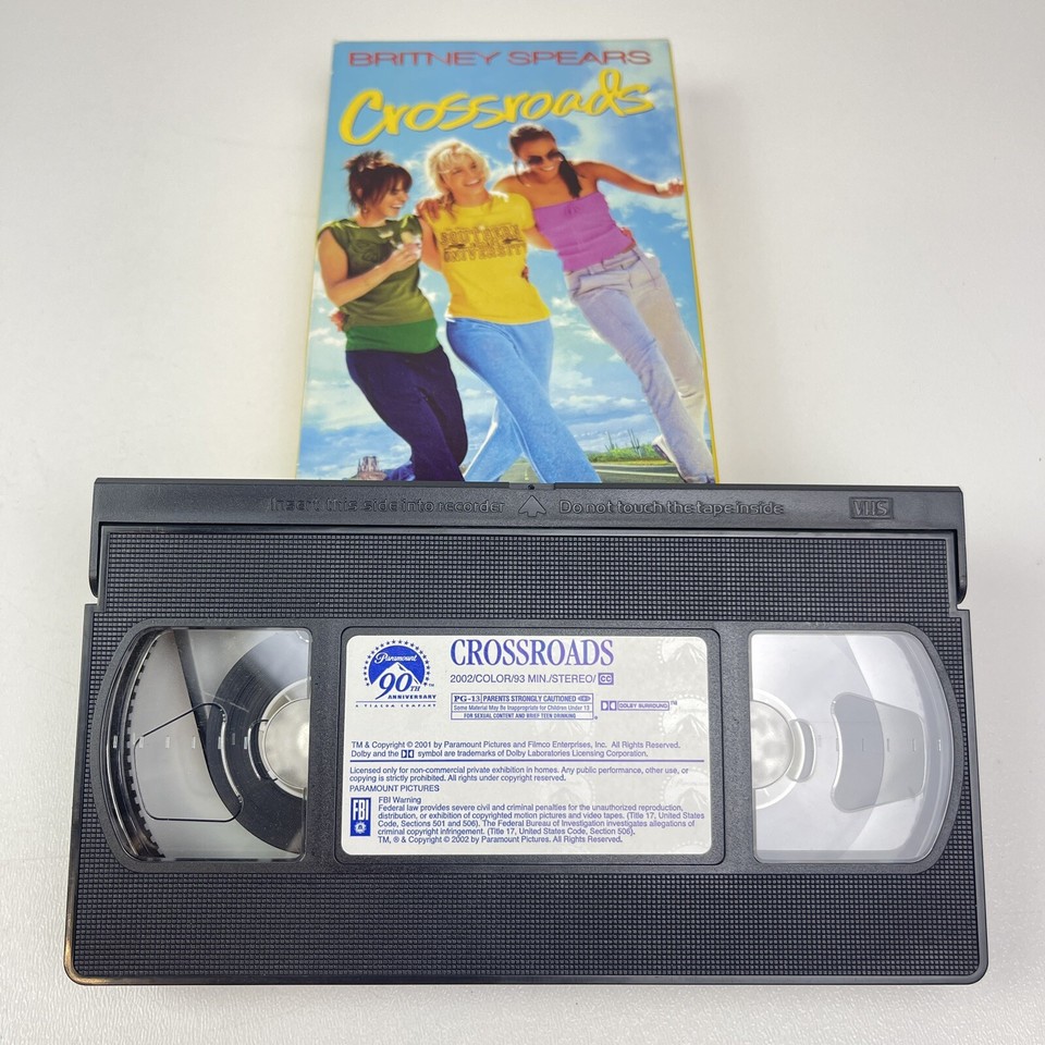Crossroads VHS 2002 Britney Spears Anson Mount Zoe Saldana Adventure ...