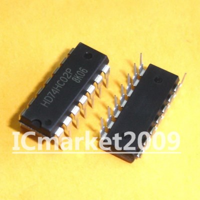 10 PCS HD74HC02P DIP-14 74HC02 Quad. 2-input NOR Gates Chip IC | eBay