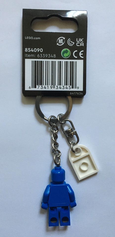 New LEGO VIP Exclusive Blue Minifigure Keychain 854090 | eBay