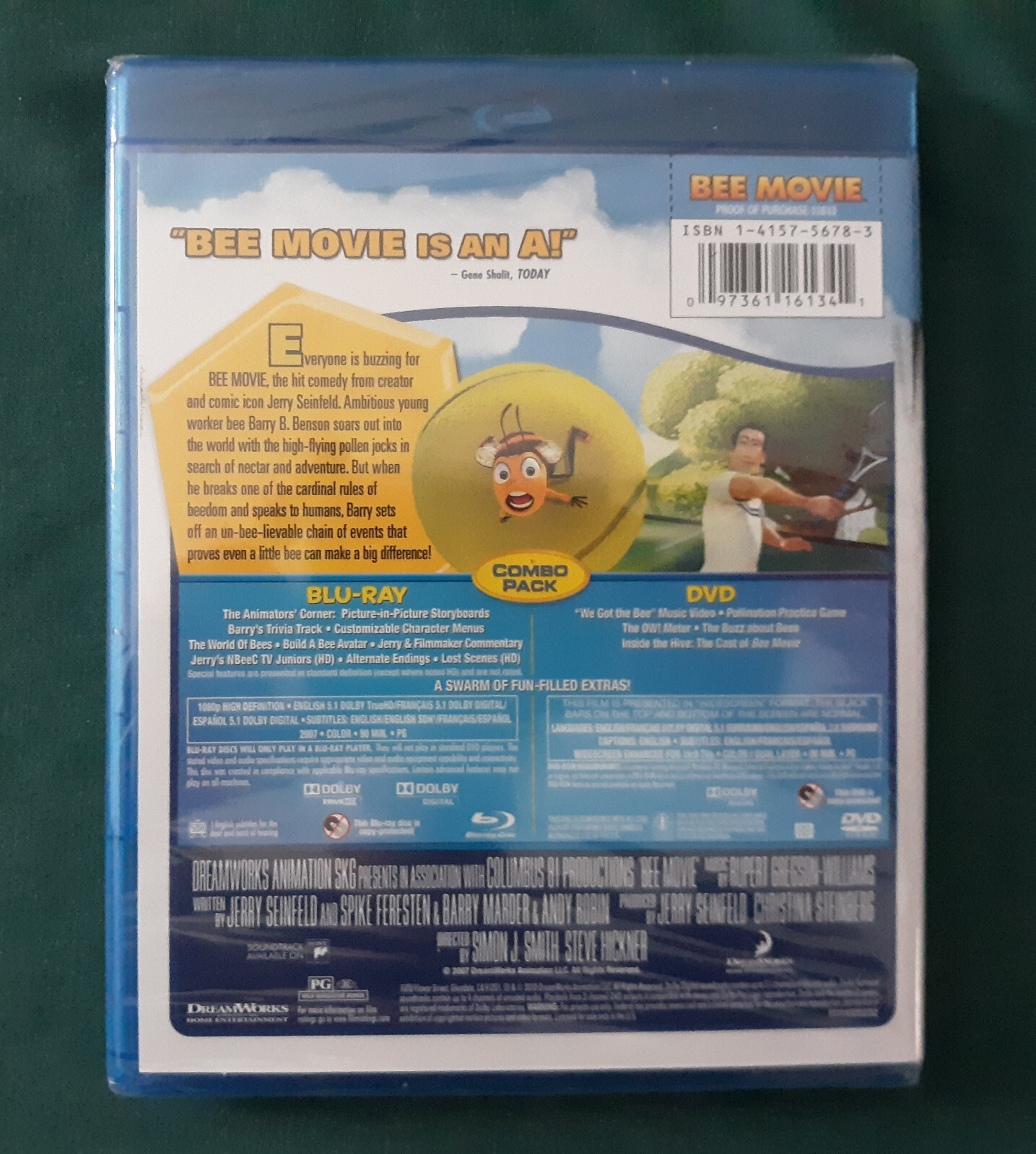 Bee Movie (Blu-ray/DVD, 2010, 2-Disc Set, WS) for sale online | eBay