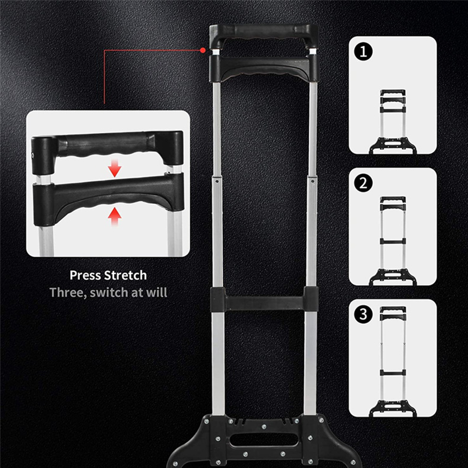 Heavy Duty 100kg Folding Sack Truck by Sack Trolley Lightweight Strong ...