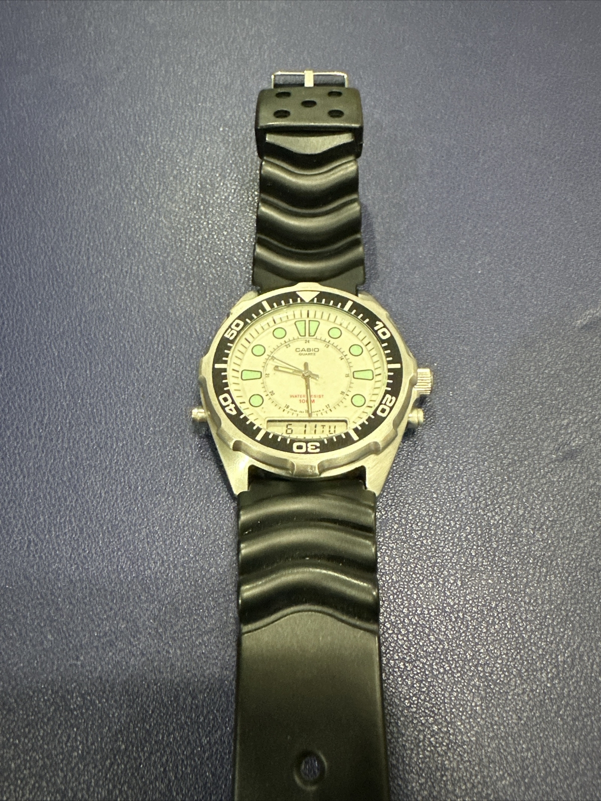 Casio Marine Gear Alarm Chronograph Diving Watch AMW320 Amw320d for ...