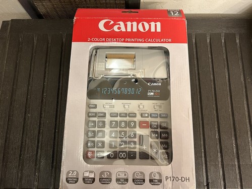 Canon P170-DH-3 2-Color Desktop Printing Calculator - 2A115996 (new) | eBay