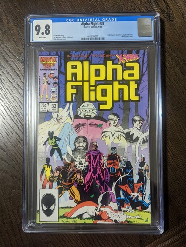 Alpha Flight #33, CGC 9.8, 1st Appearance Lady Deathstrike, Marvel 1986 ...