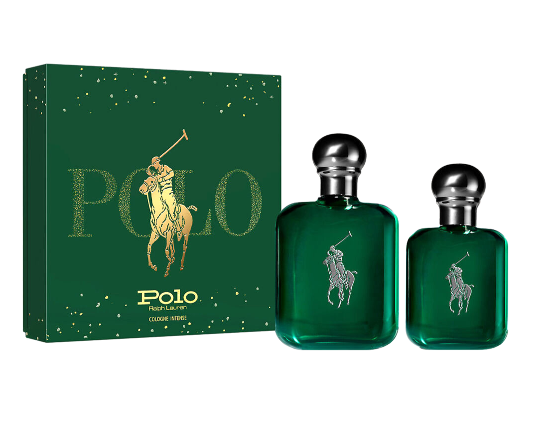 Ralph Lauren Polo Green Cologne Intense Spray 2PC Set - 4oz & 2oz [New ...