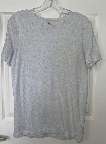 Basic by H&M Short Sleeve Crewneck T-Shirt Tee Speckled Mens Size Small ...
