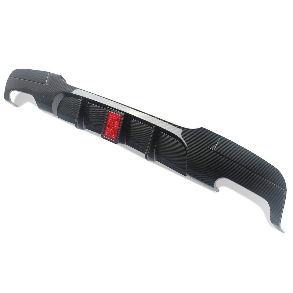 For BMW E90 325i 335i M Sport 2005-2012 F1 Style Rear Diffuser Carbon ...