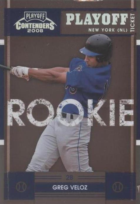2008 Playoff Contenders - Greg Veloz #83 Playoff Ticket /199 (RC) for ...