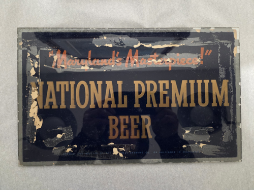 Vintage - National Premium Beer "Maryland Masterpiece!" Mirror Sign 13 ...
