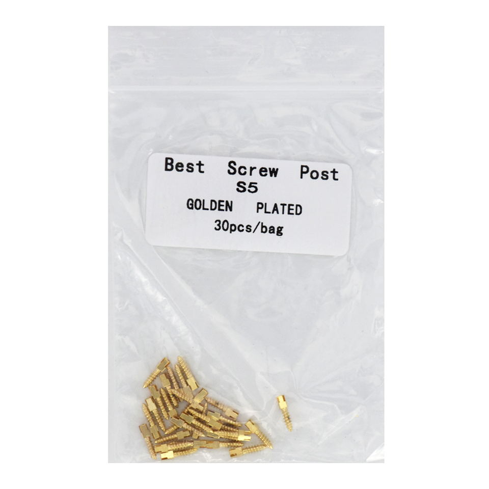 Dental Gold Plated/Titanium/Stainless Steel Conical Screw Post Root ...