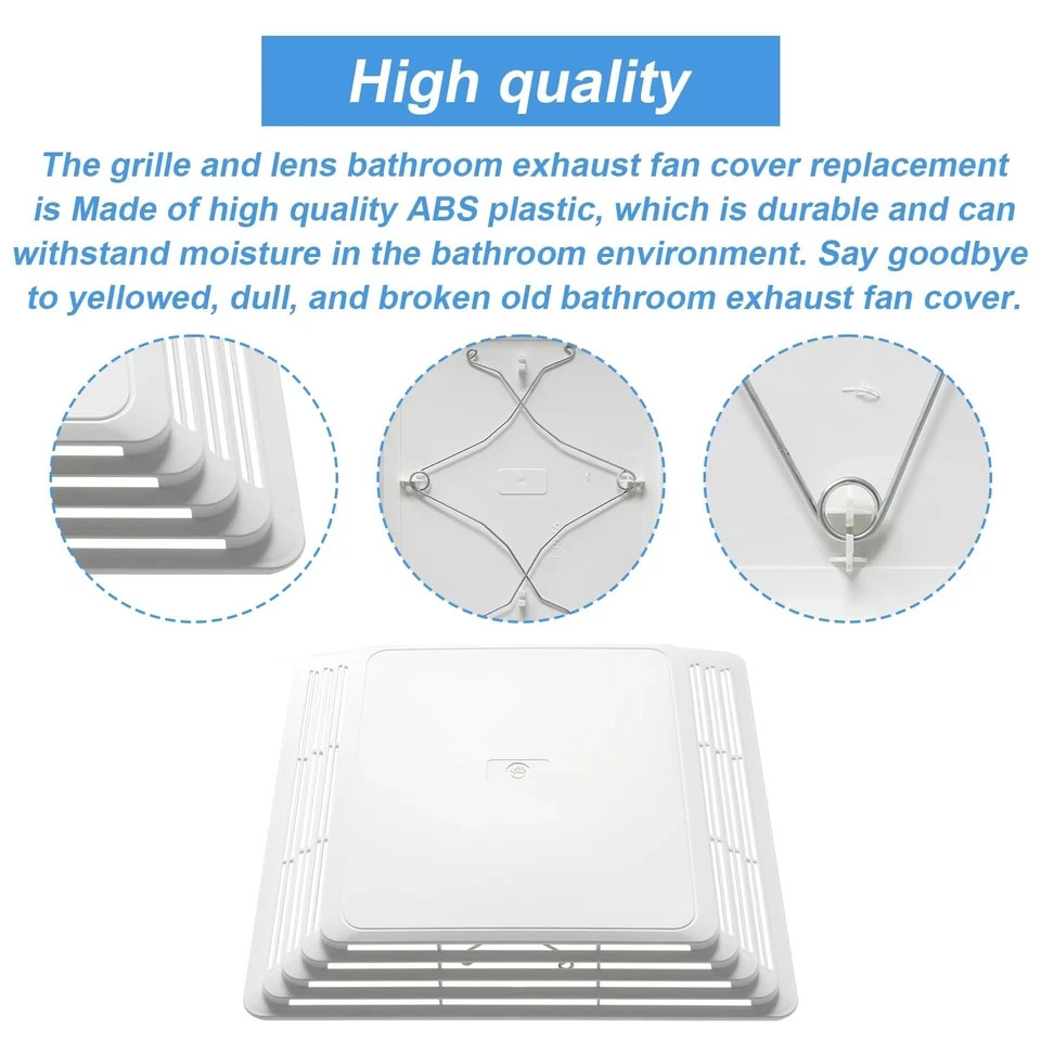 S97013576 Bathroom Fan Cover Grille for Broan NuTone Bathroom Fan ...
