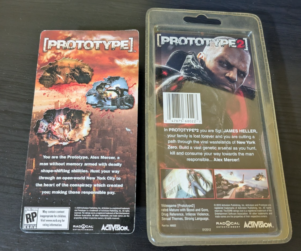 Prototype Alex Mercer (3 1/2 Inch) + Prototype 2 James Heller (4 Inch) Figures | eBay