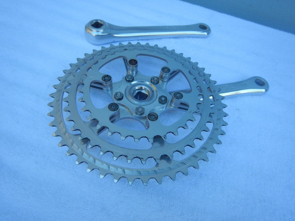 Sugino Super Maxy 170mm Triple Cranks Crankset 48/40/32 Rings Vintage ...