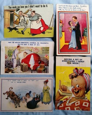 5 x Vintage Comic Humour / Seaside Postcards | eBay UK