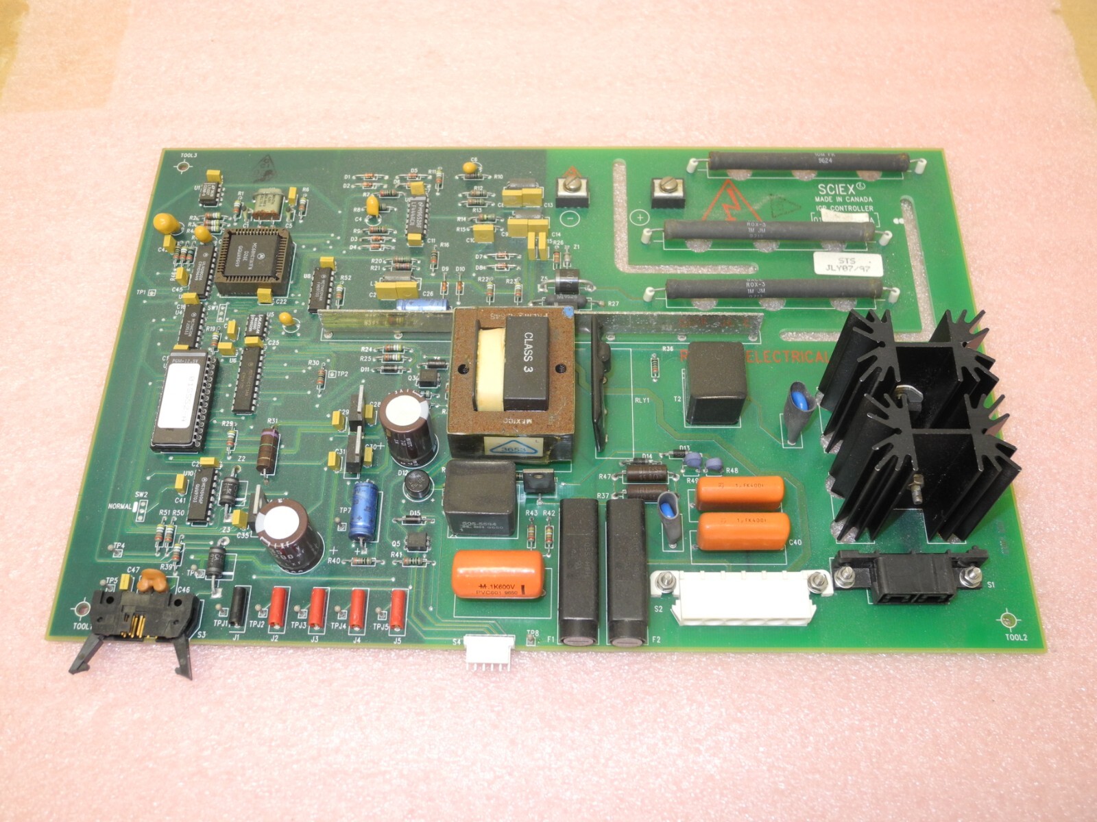 PERKIN ELMER SCIEX 016333-A1 ELAN 6000 ICP CONTROLLER MODULE 016332 ...