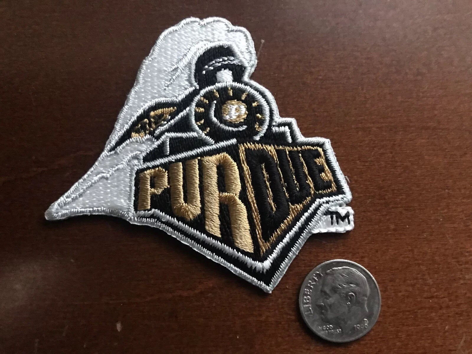 PU Purdue Boilermakers Vintage Embroidered Iron On Patch (NOS) 3" x 3 ...