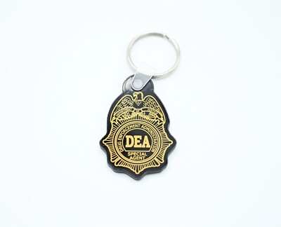 DEA DRUG ENFORCEMENT AGENCY KEYCHAIN SPECIAL AGENT FEDERAL US RARE FBI ...