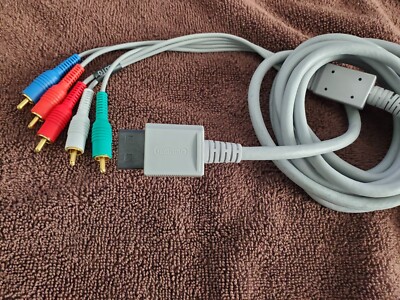 Nintendo Wii Component HD Video Cable RVL-011 Official OEM Authentic ...