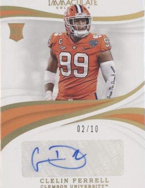 2019 Panini Immaculate Collection Collegiate - Autographs Gold #66 ...