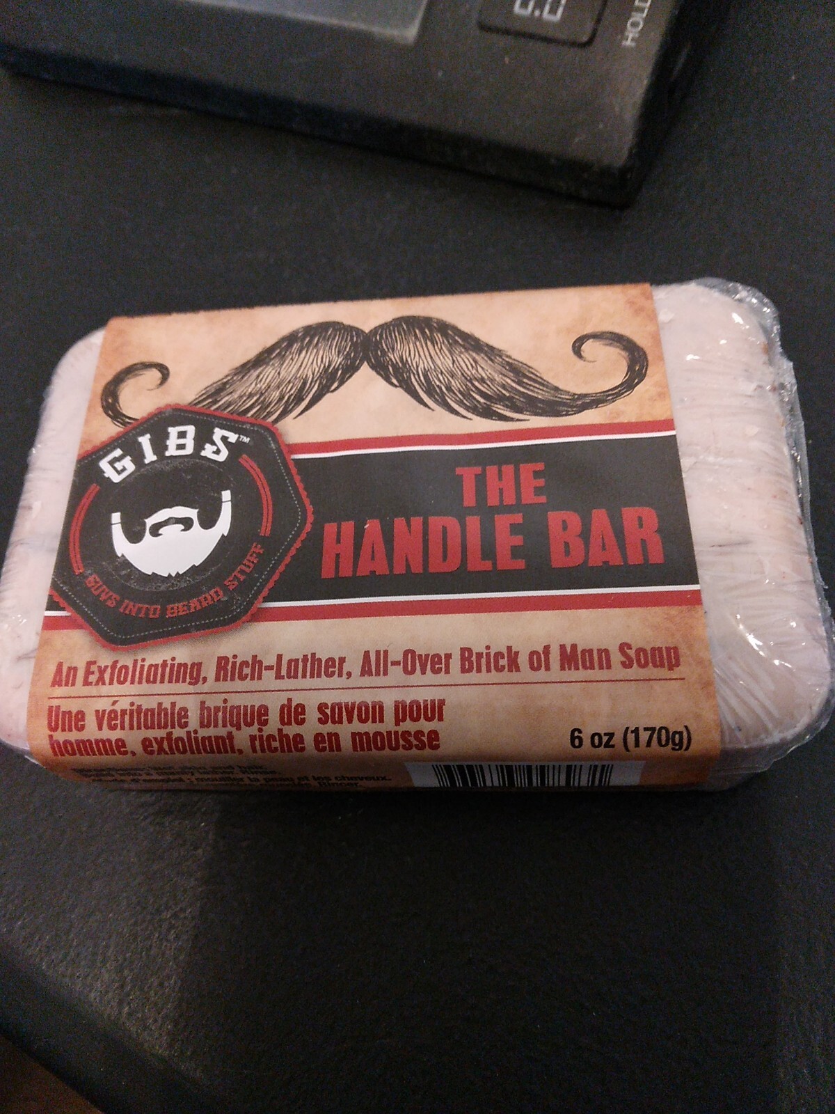 GIBS Grooming The Handle - Exfoliating Rich-Lather Soap Bar For Men 6 ...