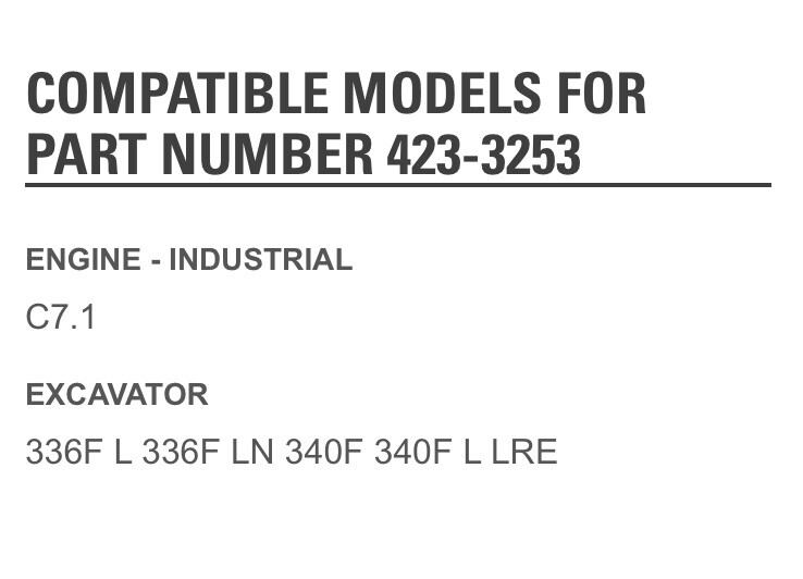 Caterpillar Oem Connector 423-3253 (516-2663). Cat Nos 4233253(5162663 ...