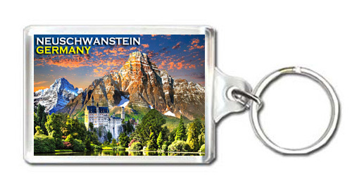 NEUSCHWANSTEIN GERMANY CASTLE MOD3 KEYRING SOUVENIR LLAVERO | eBay