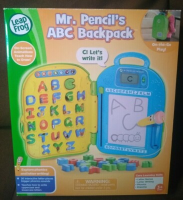 LeapFrog, Mr. Pencil's ABC Backpack, Preschool Learning Toy, Phonics ...