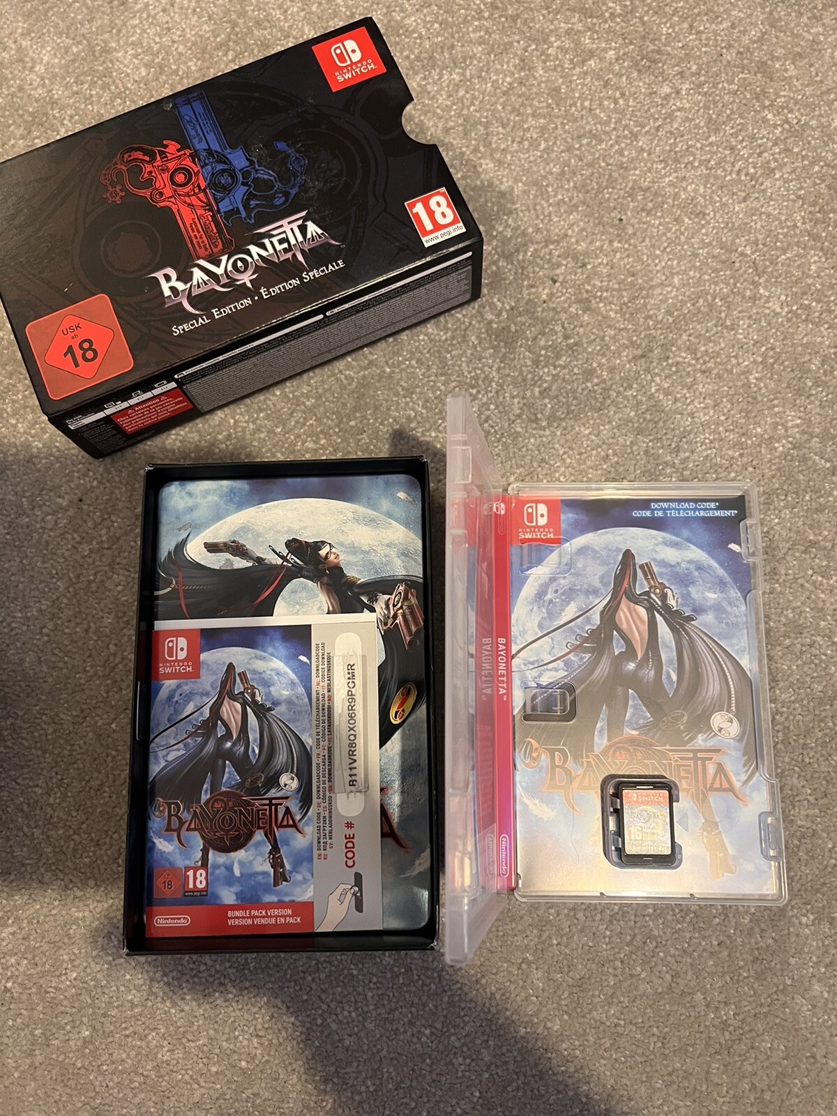 Bayonetta 2 Special Edition Switch Nintendo Bundle including Both ...