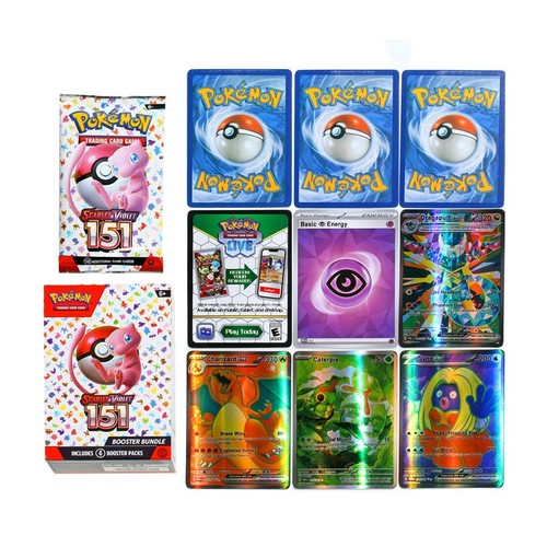 Pokemon Cards TCG Scarlet & Violet 151 Booster Bundle Sealed New (1 box ...
