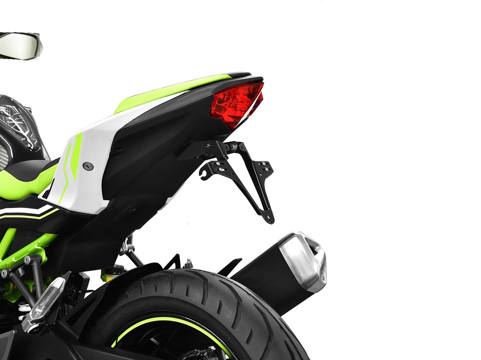 ZIEGER Basic License Plate Holder Compatible With Kawasaki Ninja 125 ...