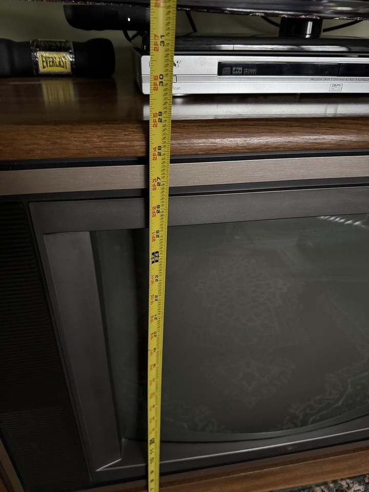 “Vintage RCA ColorTrak Console TV - 1980s Retro Wood Cabinet ,Tested ...