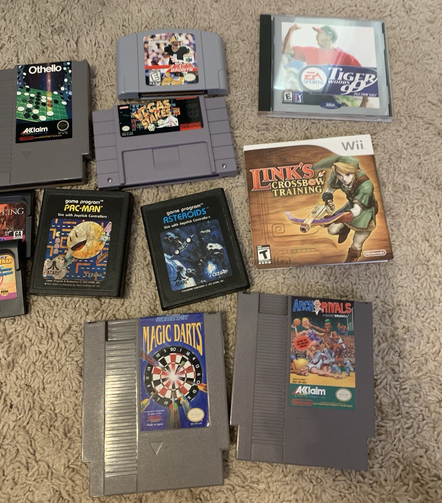 video game lot of unused, untested, Sega, NES, Atari, Wii, GameCube | eBay