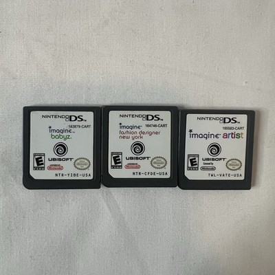 Imagine Games Nintendo DS Lot Of 3 Babyz Artist Fashion Designer New ...
