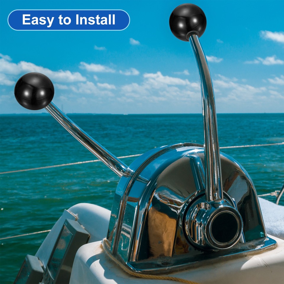 2Pcs M16 Phenolic Thread 50mm Dia Threaded Ball Knobs for Machine ...