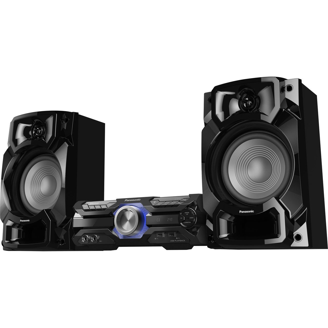 Panasonic SC-AKX520E-K 650 Watt High Power Audio System Bluetooth Hi-Fi ...
