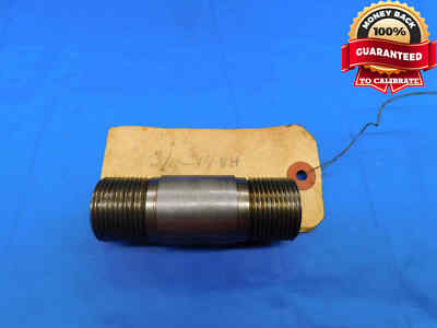 SHOP MADE 3/4 14 NH HOSE PIPE THREAD PLUG GAGE .75 GO NO GO PD'S = .998 ...