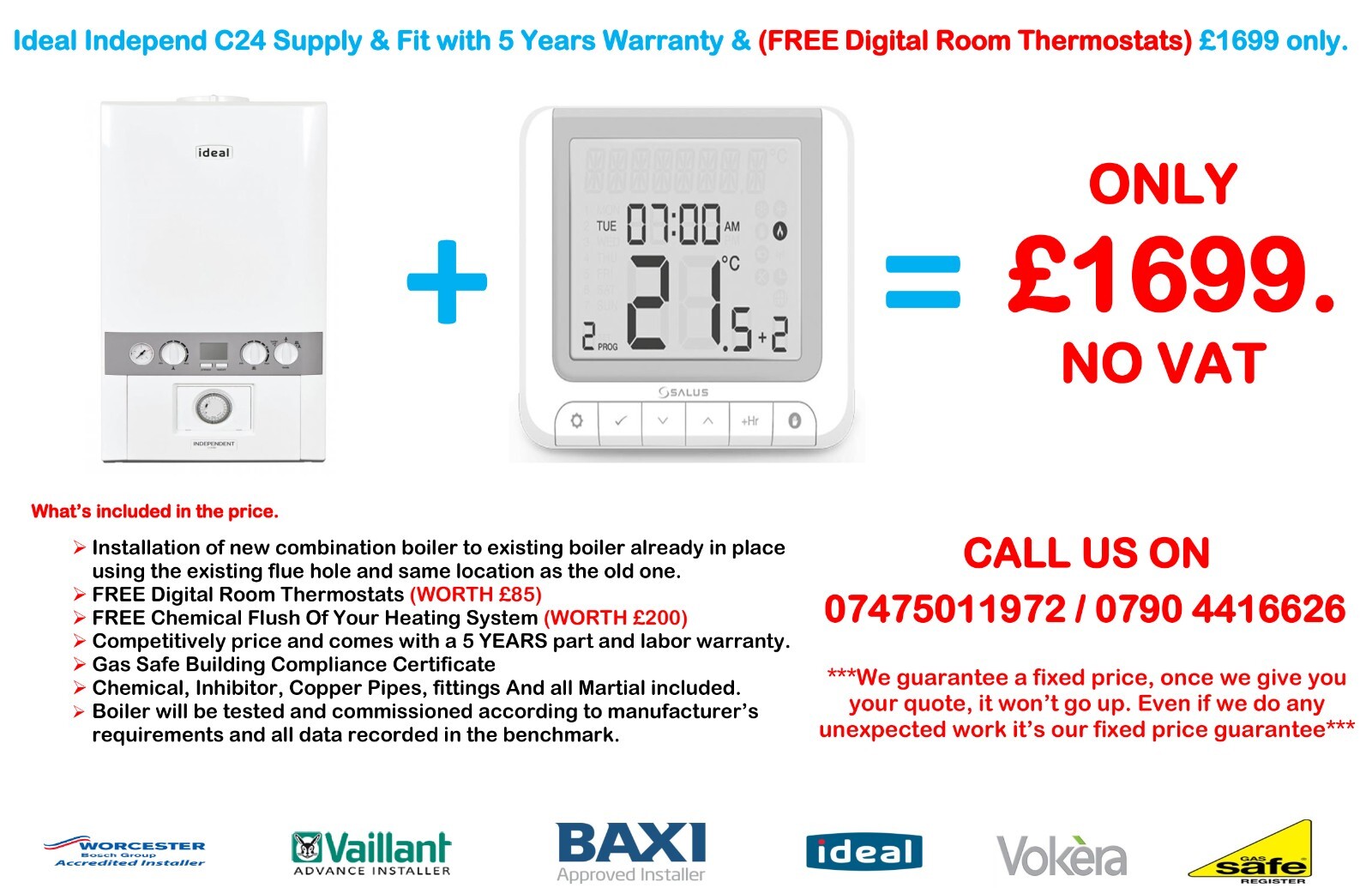 Worcester Greenstar 28CDi Compact 28kw BOILER INSTALLATION & Supply ...