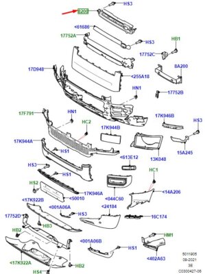 Kühlergrill für Land Rover Defender L663, LR132812, Originalteil | eBay
