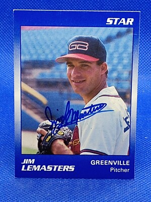 AUTOGRAPH AUTO Jim Masters 1989 Star Blue #36 | eBay