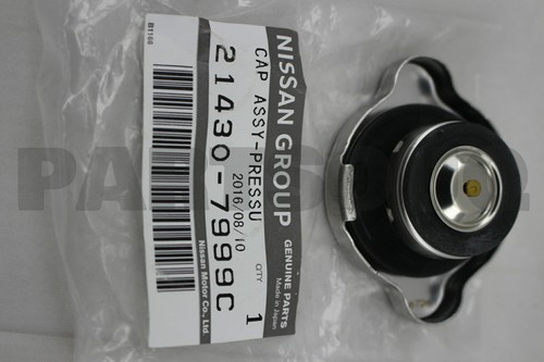 214307999C Genuine Nissan CAP ASSY-PRESSURE 21430-7999C | eBay